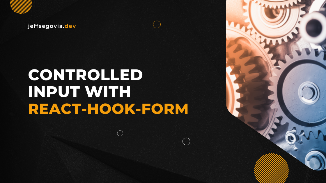 Controlled Input With React-Hook-Form Controlled Input With React-Hook-Form